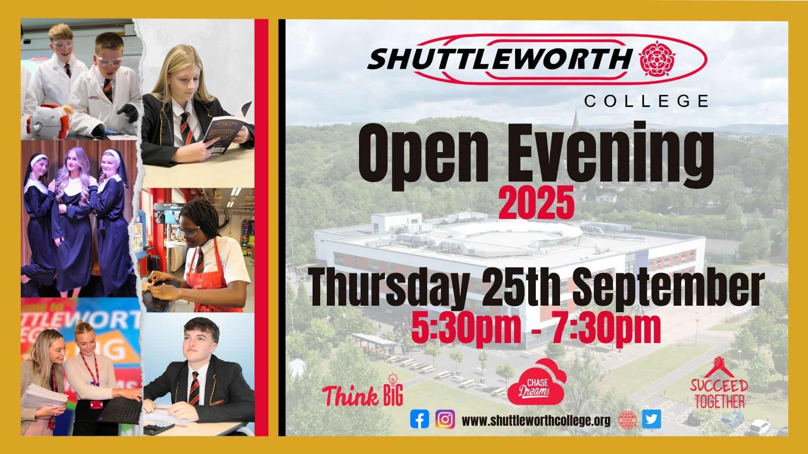 Open Evening 2025 – Shuttleworth College
